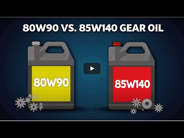 80W-90 or 85W-140 Gear Oil – Best Choice Explained